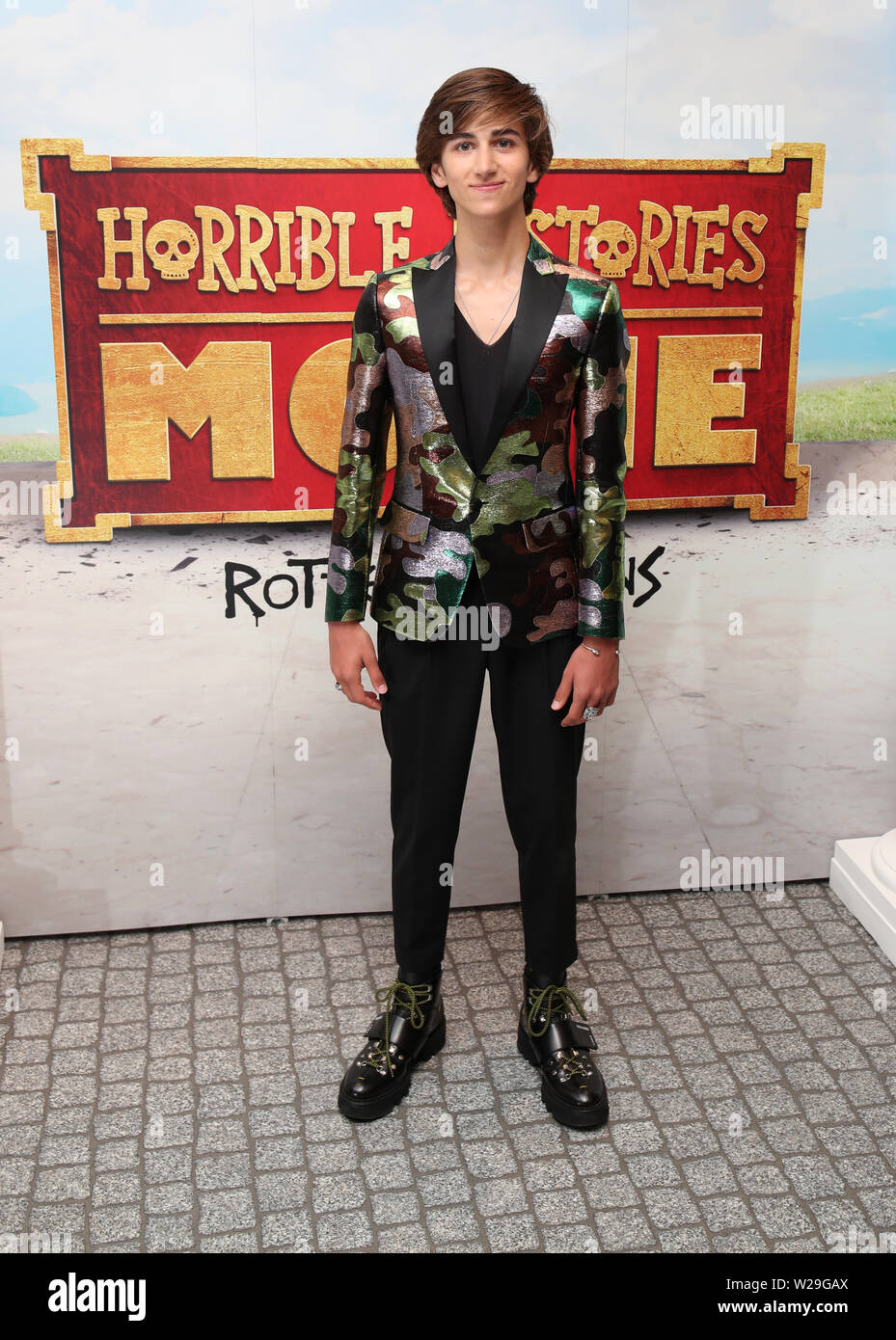 Sebastian croft attending premiere horrible histories movie hi-res ...