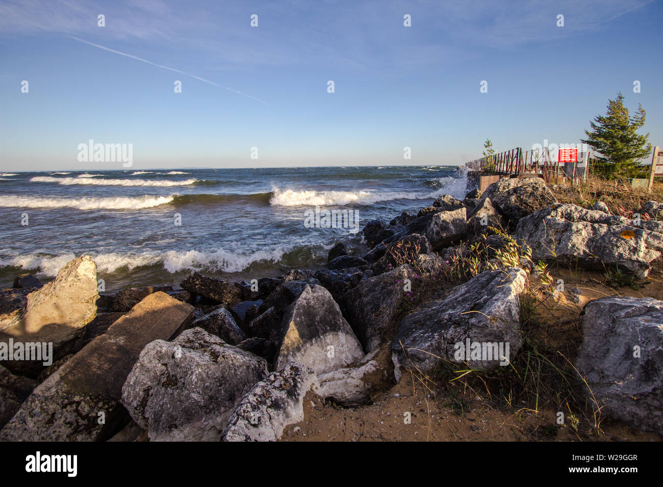 Serene afternoon on michigan hi-res stock photography and images - Alamy