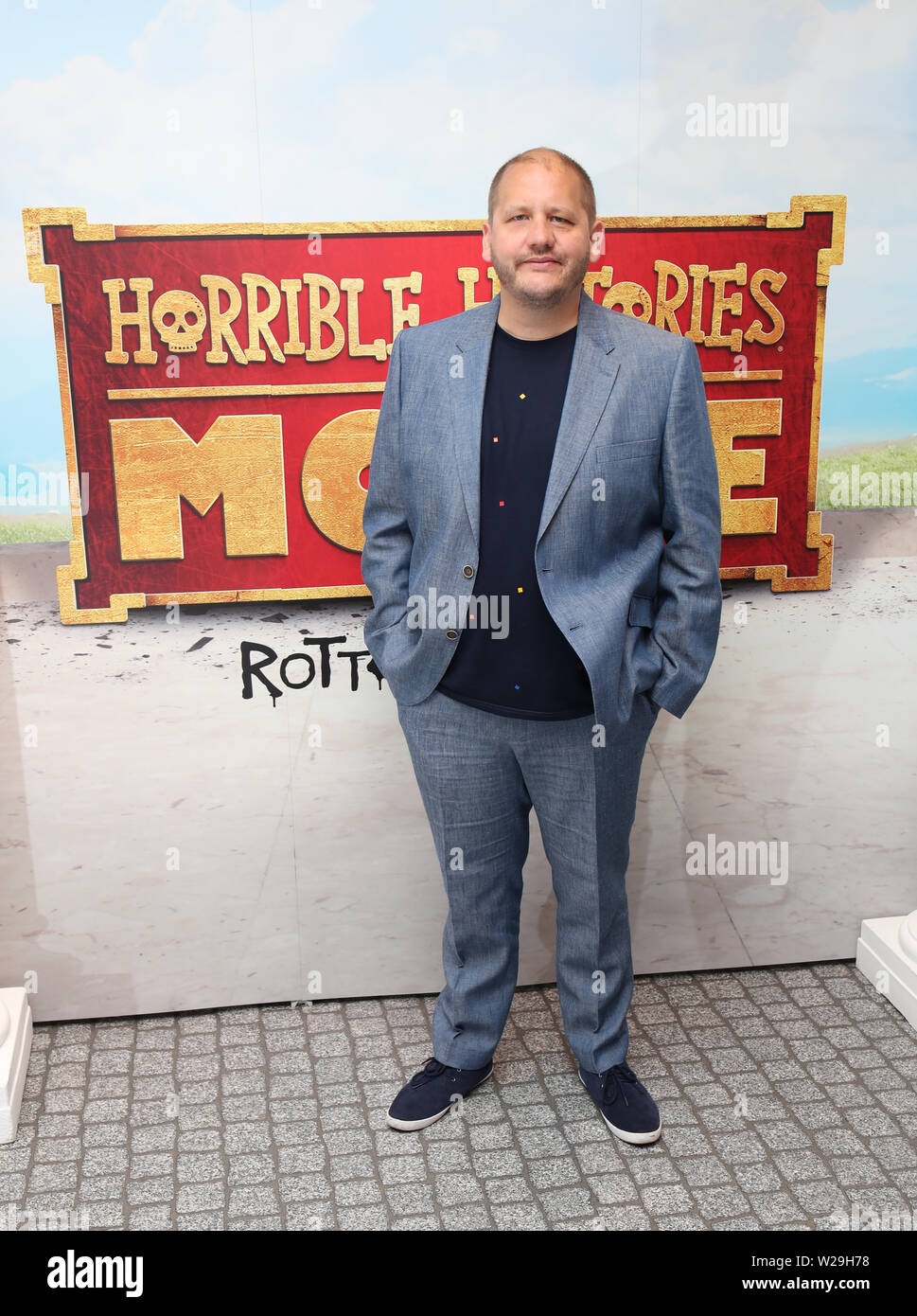 Tony Way attending the premiere of Horrible Histories The Movie ...