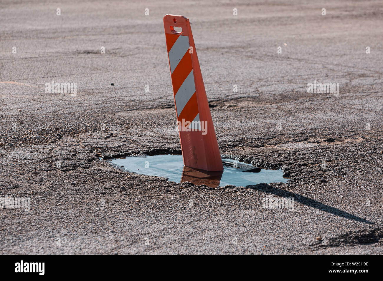 One traffic cone hi-res stock photography and images - Alamy