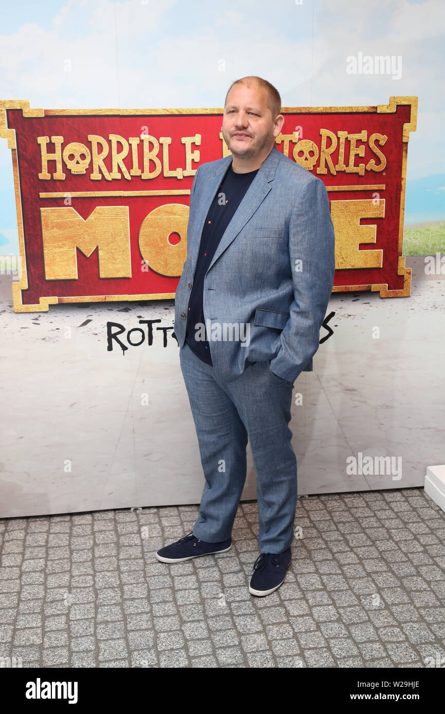 Tony Way attending the premiere of Horrible Histories The Movie ...