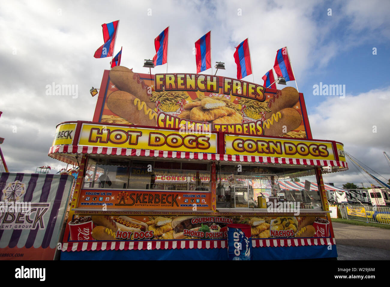 American food truck hi-res stock photography and images - Alamy