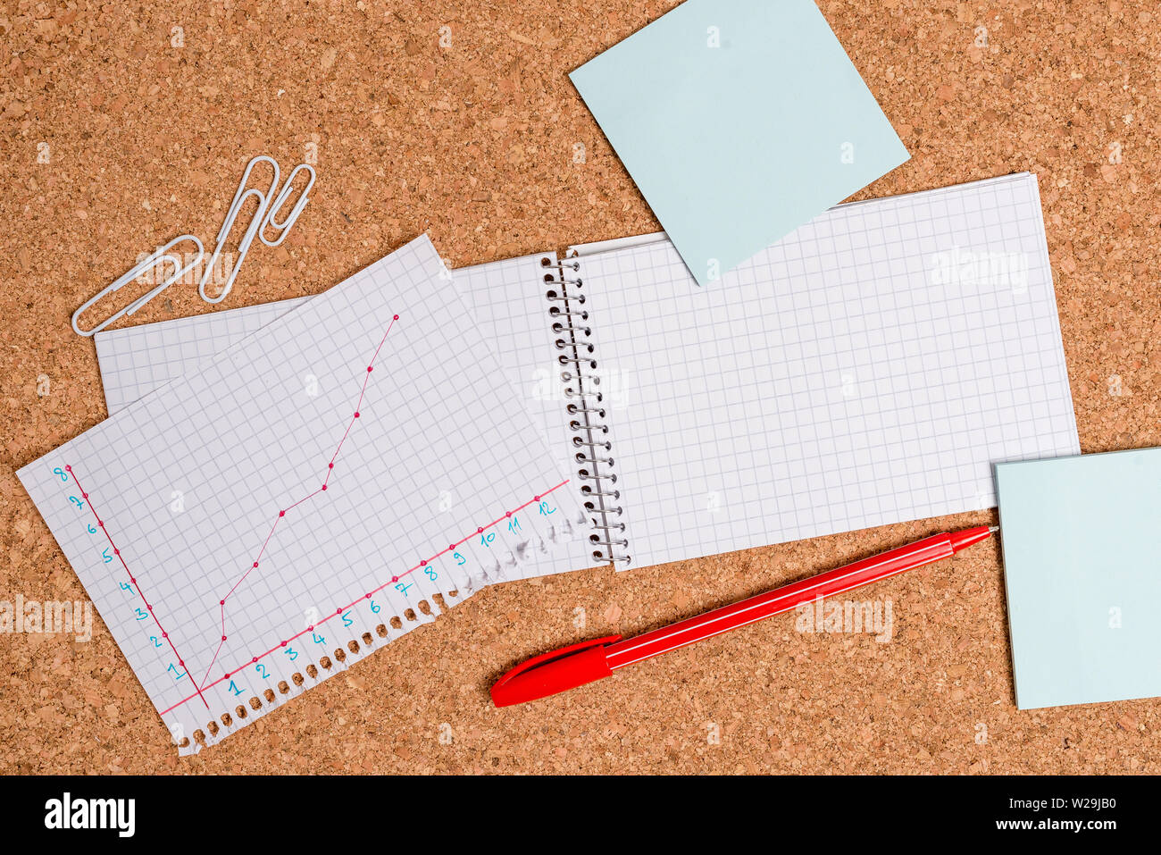 Desk notebook paper office cardboard paperboard study supplies table ...