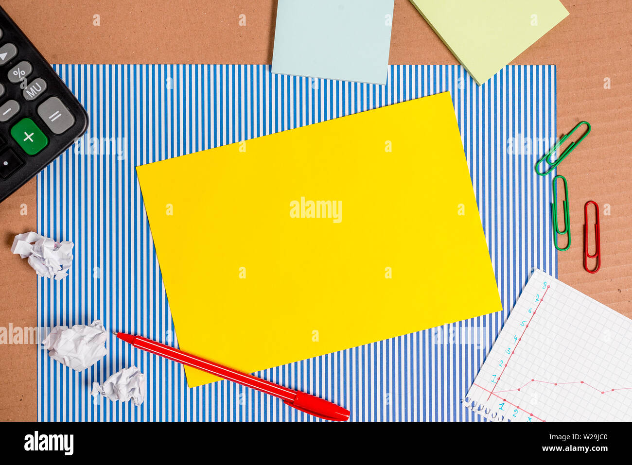 Striped paperboard notebook cardboard office study supplies chart paper ...