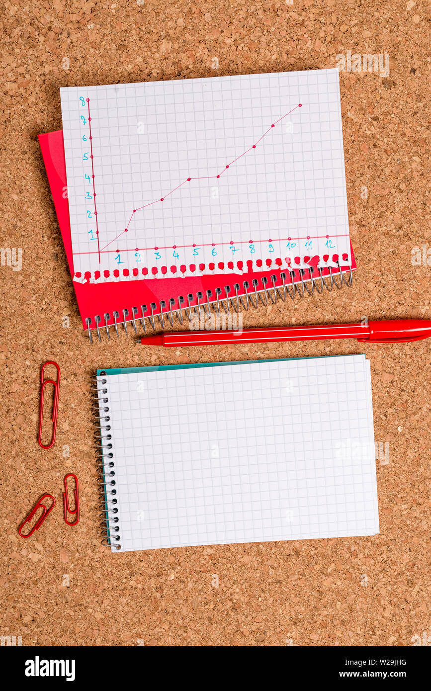 Desk notebook paper office cardboard paperboard study supplies table ...