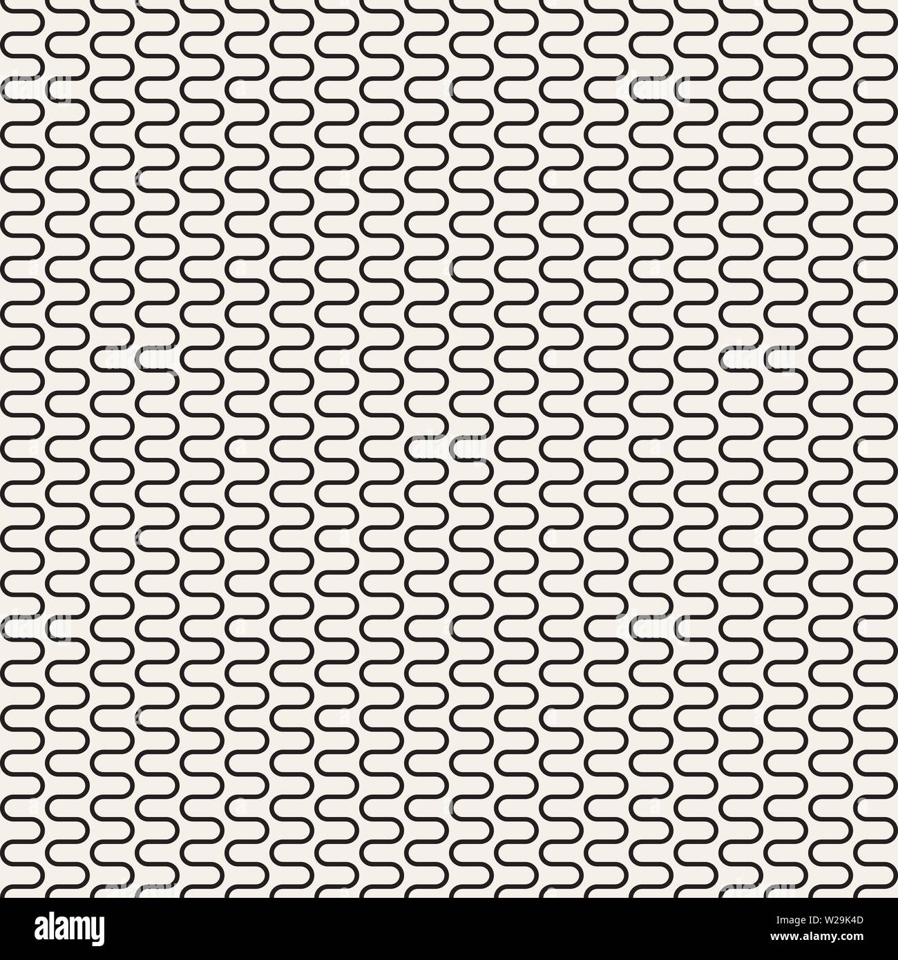 Vertical Seamless Pattern. Geometric Monochrome Texture. Abstract ...