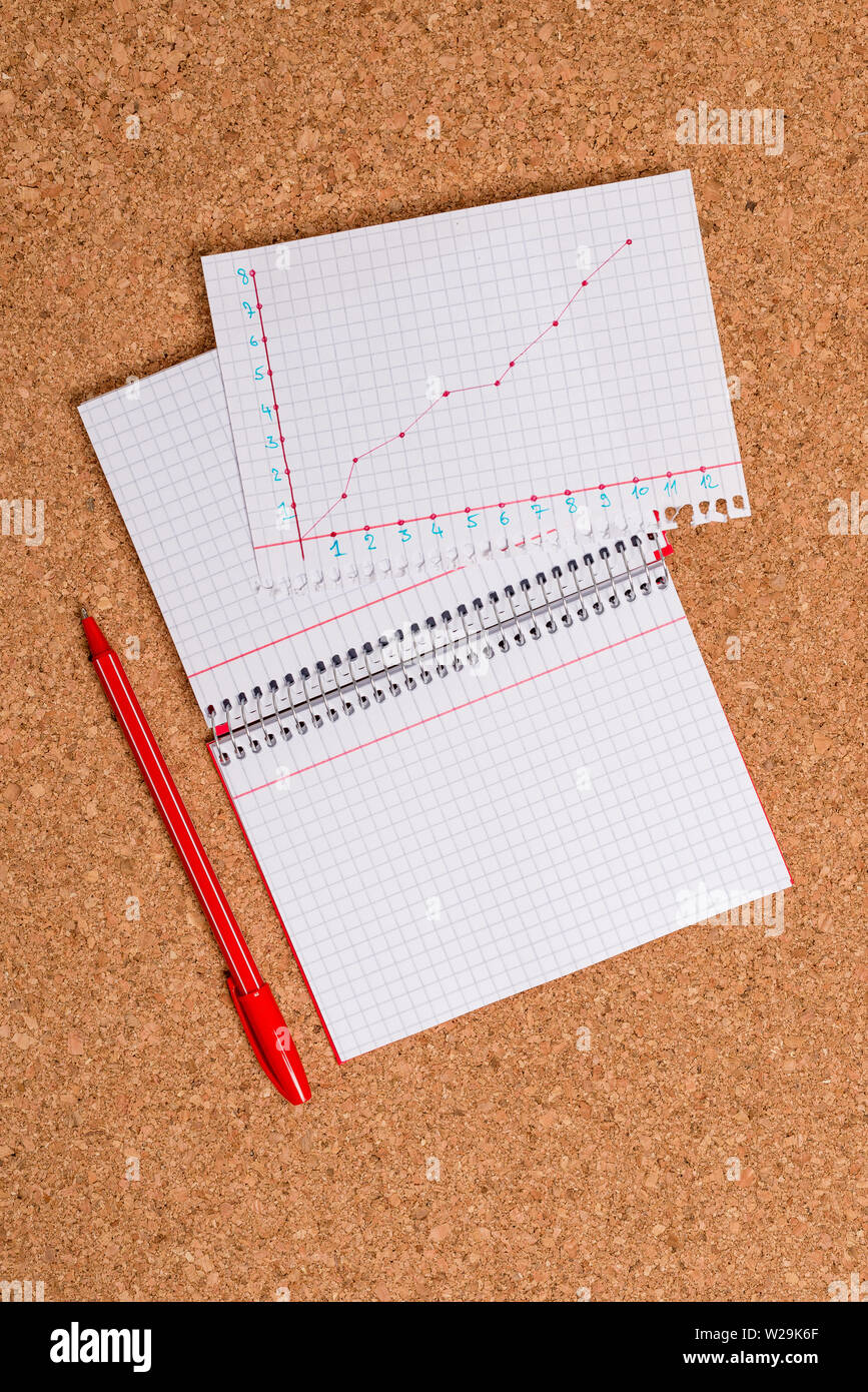 Desk notebook paper office cardboard paperboard study supplies table ...