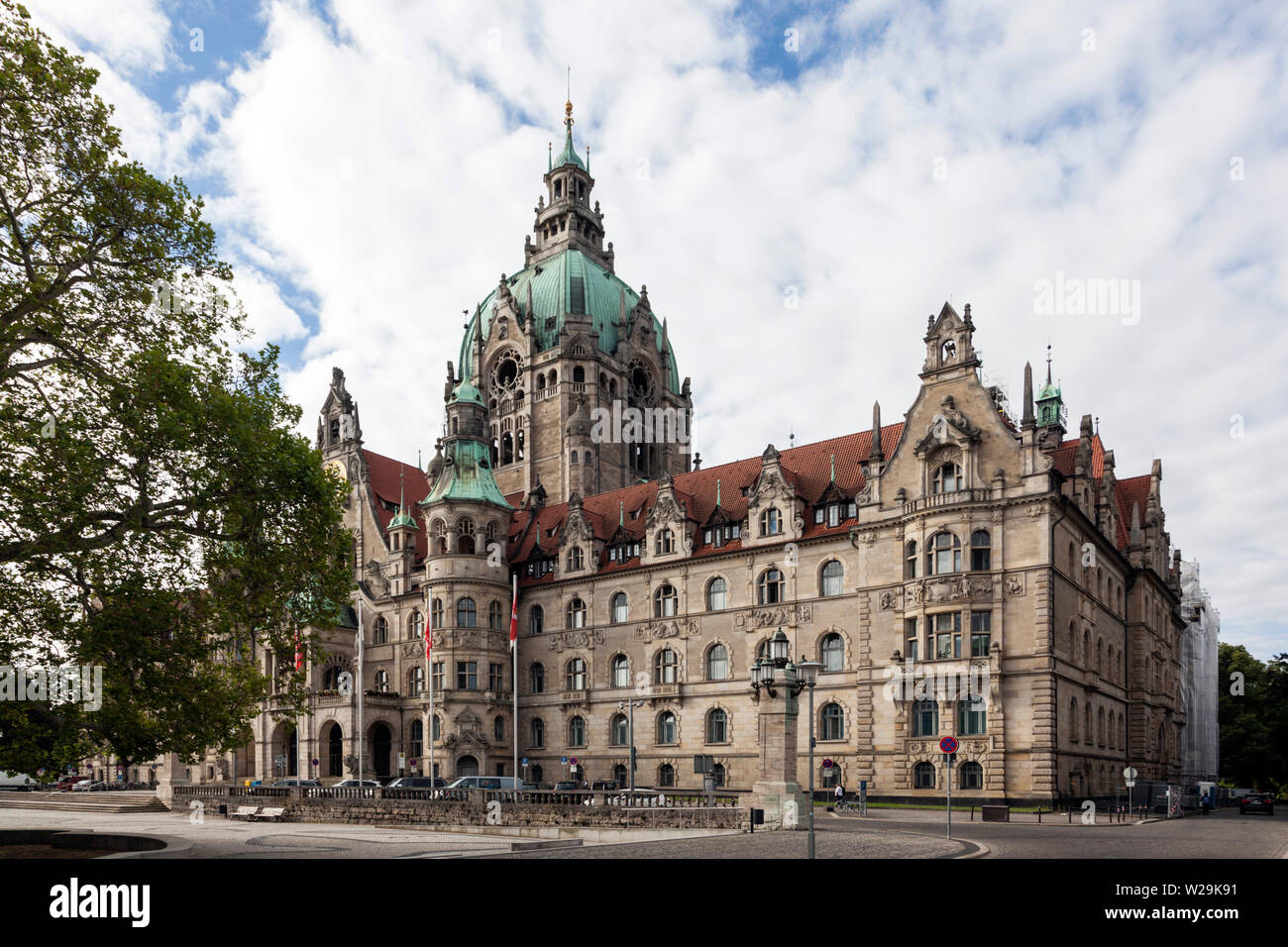 Neue Rathaus - New Town Hall in Hanover Stock Photo - Alamy