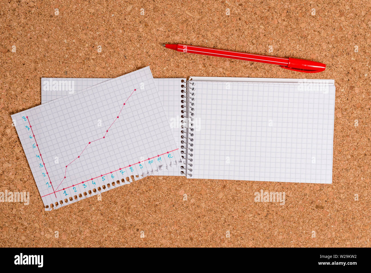 Desk notebook paper office cardboard paperboard study supplies table ...