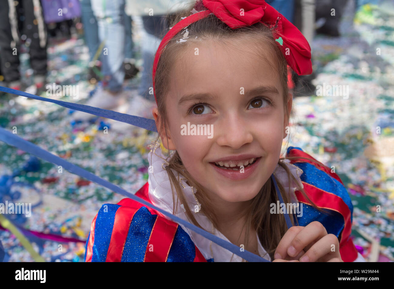 Child dressed for a carnival hi-res stock photography and images - Alamy