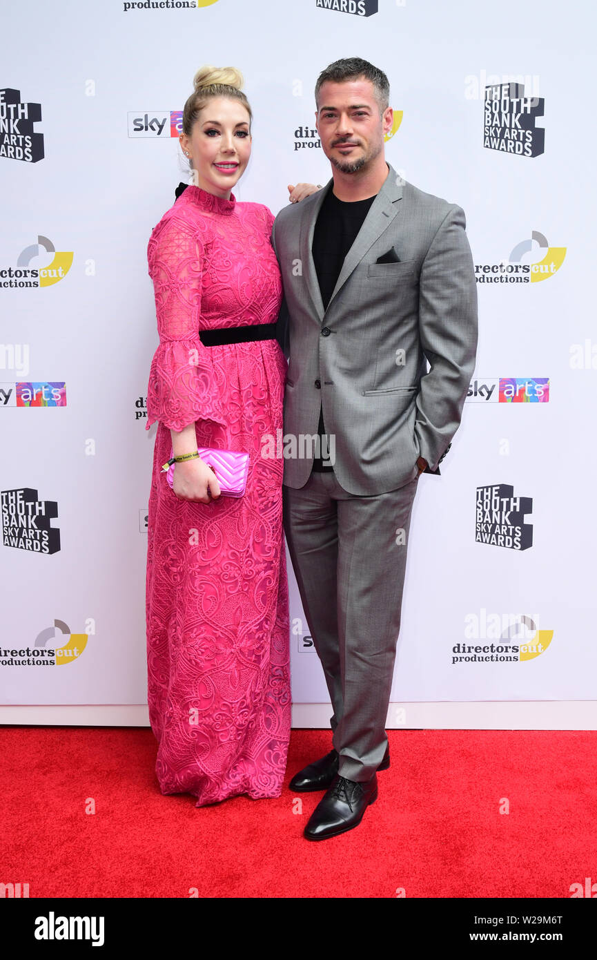 Katherine Ryan and Bobby Kootstra attending the South Bank Sky Arts ...