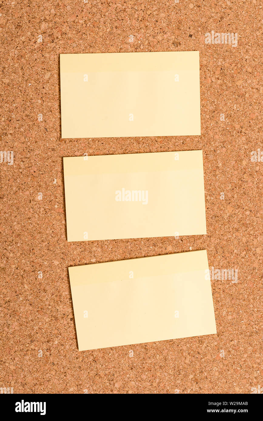Vertical empty sticker reminder memo square billboard corkboard desk ...