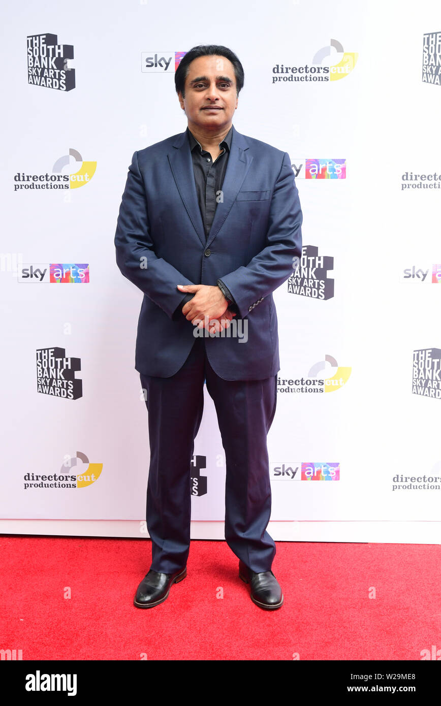 Sanjeev Bhaskar attending the South Bank Sky Arts Awards at the Savoy ...