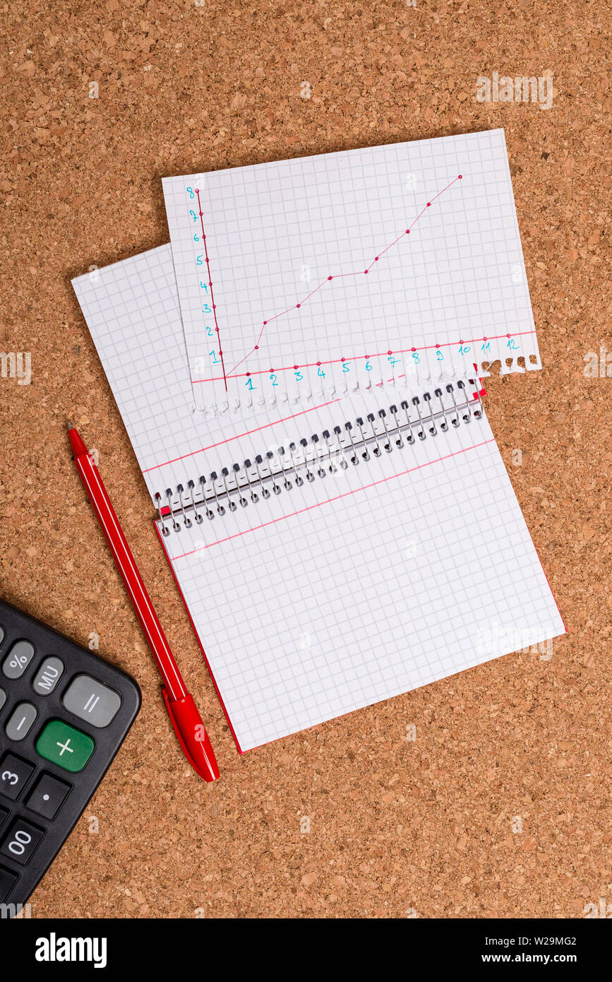 Desk notebook paper office cardboard paperboard study supplies table ...