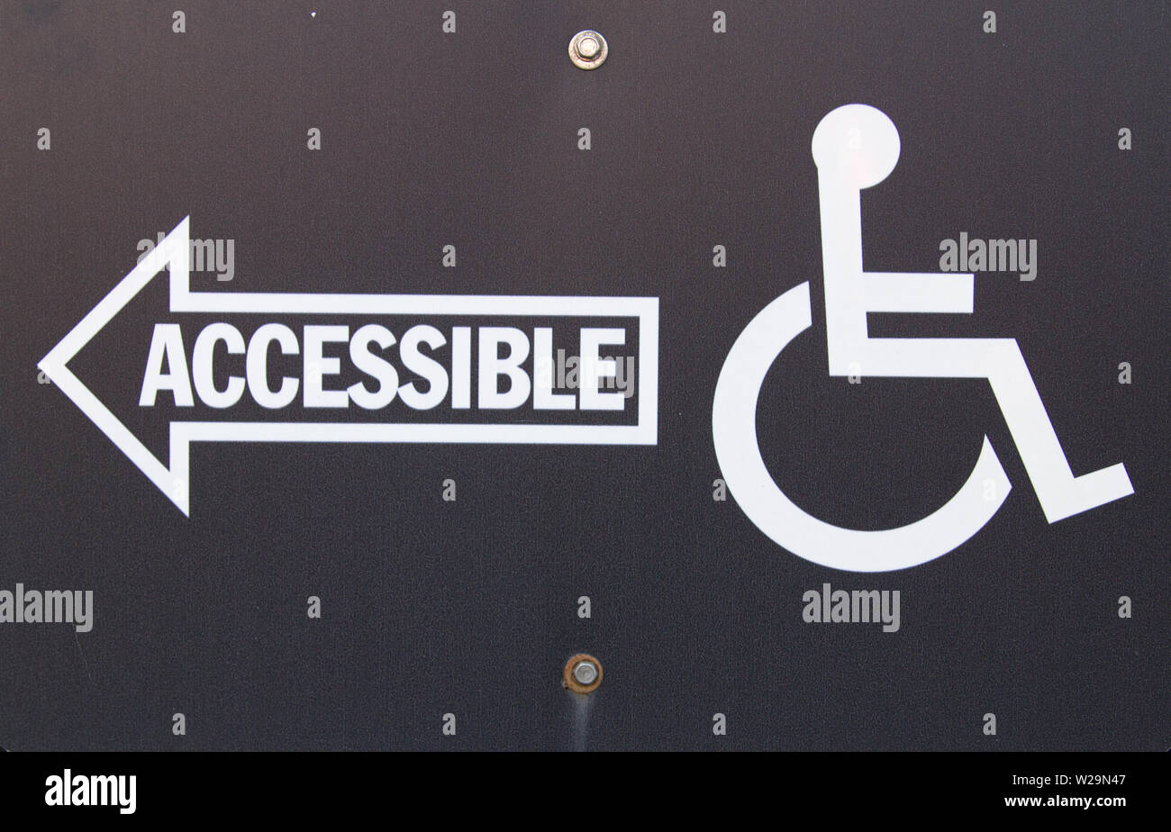 Disabled ramp access only hi-res stock photography and images - Alamy