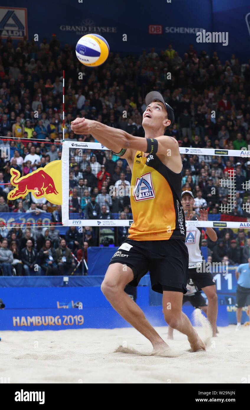 Hamburg, Germany. 07th July, 2019. Beach Volleyball, World Championship ...