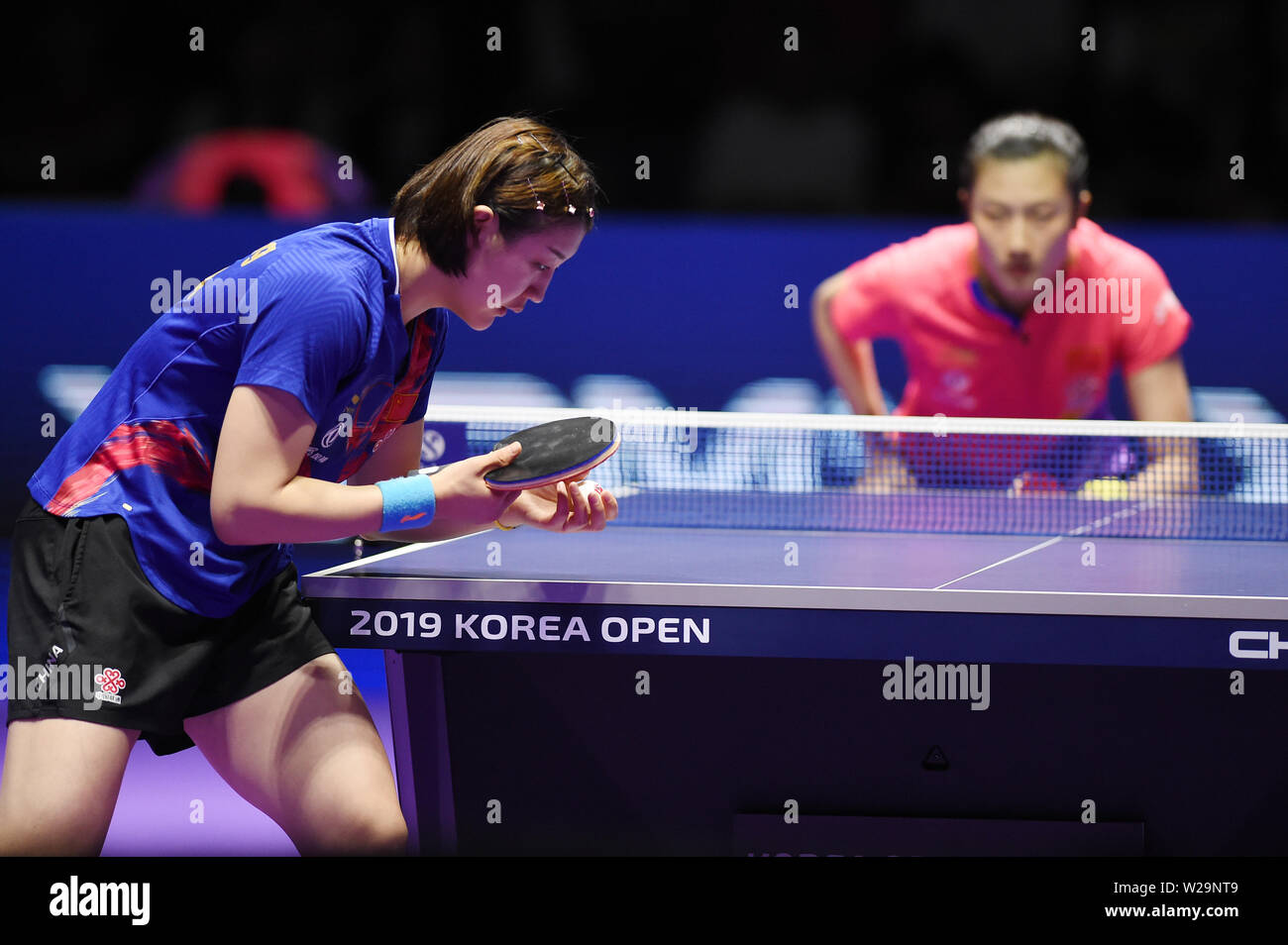 Busan, South Korea. 7th July, 2019. Chen Meng (CHN) Table Tennis : The ...