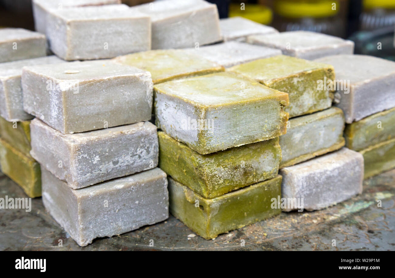 Traditional Turkish soaps Stock Photo - Alamy