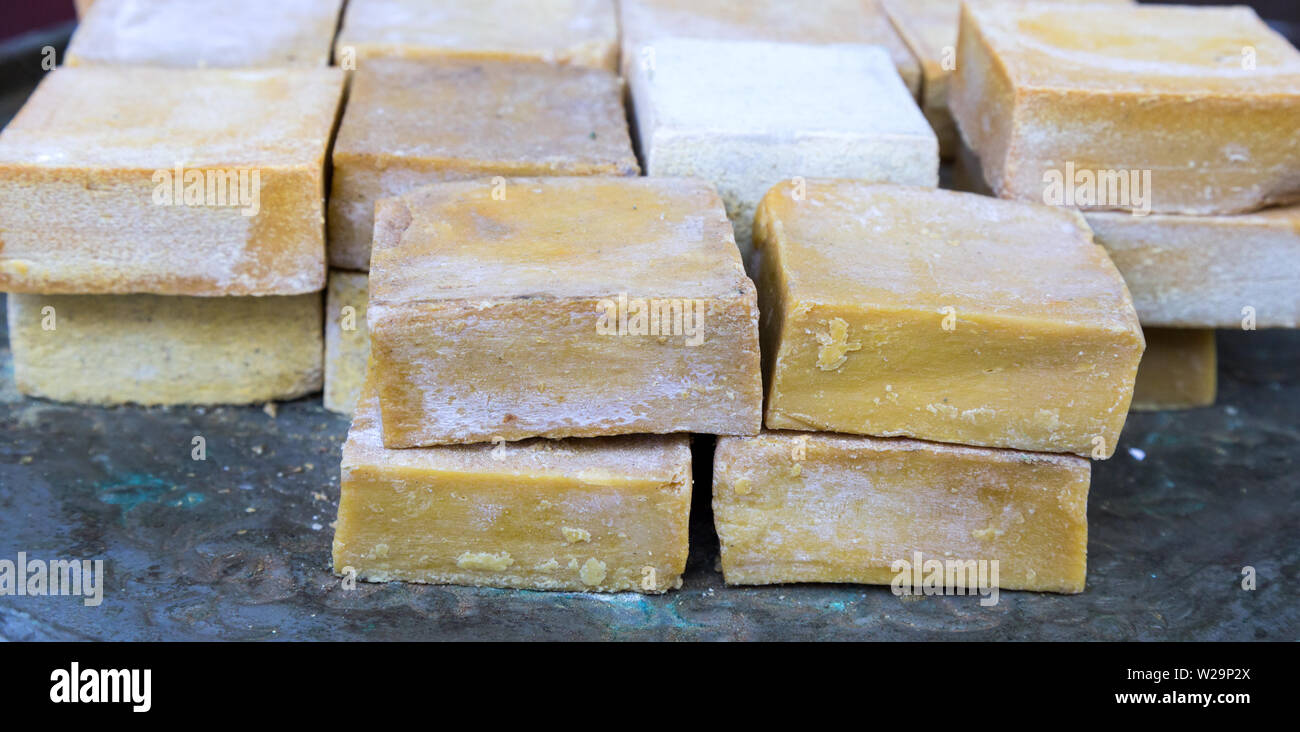Traditional Turkish soaps Stock Photo - Alamy
