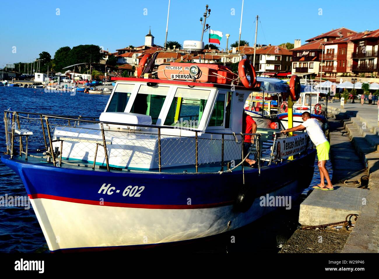 Port - Restaurant in NESSEBAR - Black Sea - BULGARIA Stock Photo - Alamy