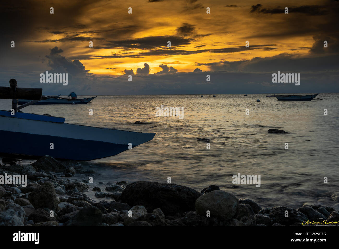 Sunrise in Cebu Philippine Stock Photo - Alamy