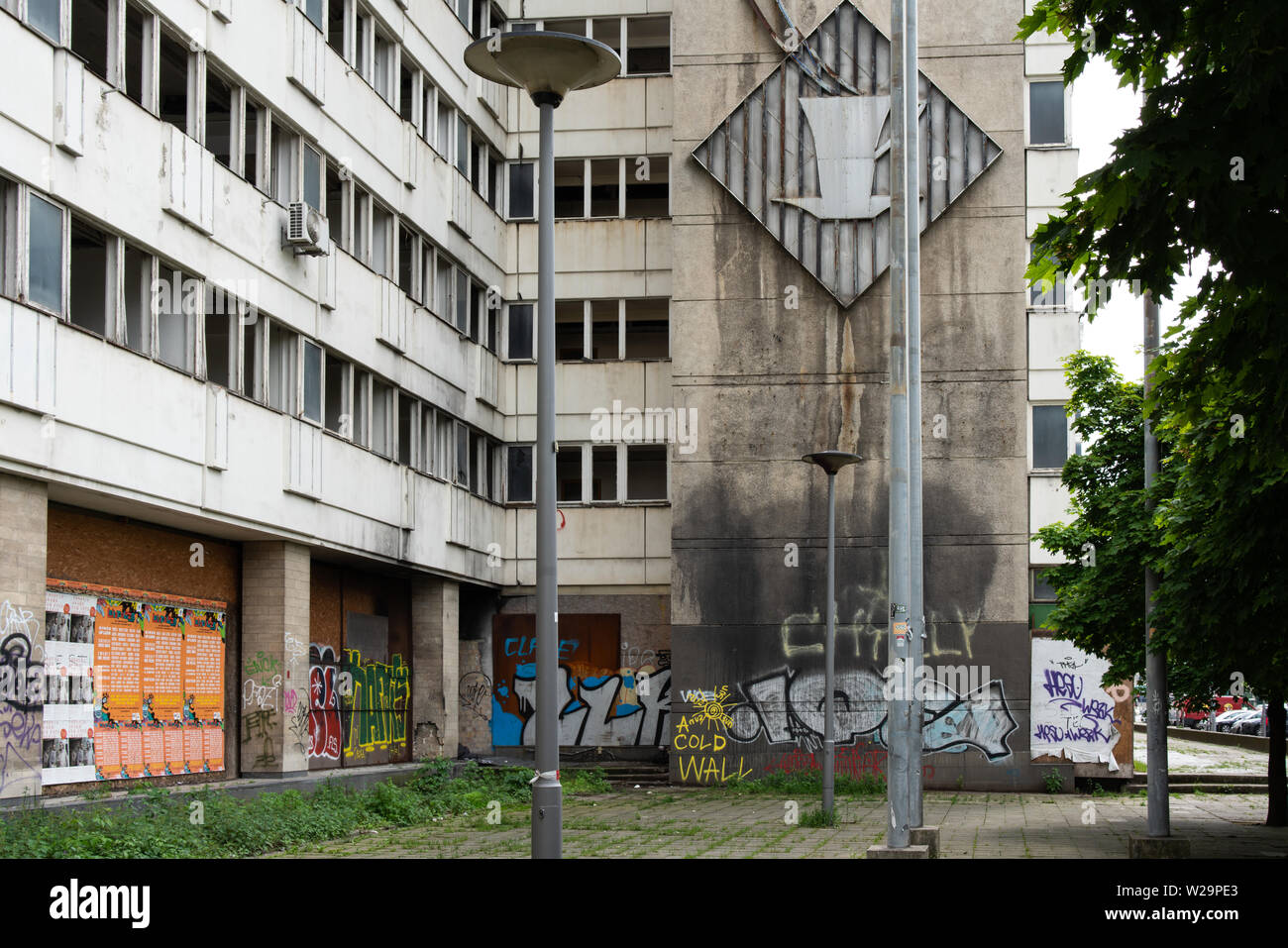Haus der Statistik in Berlin-Mitte, built in 1970, was the former ...