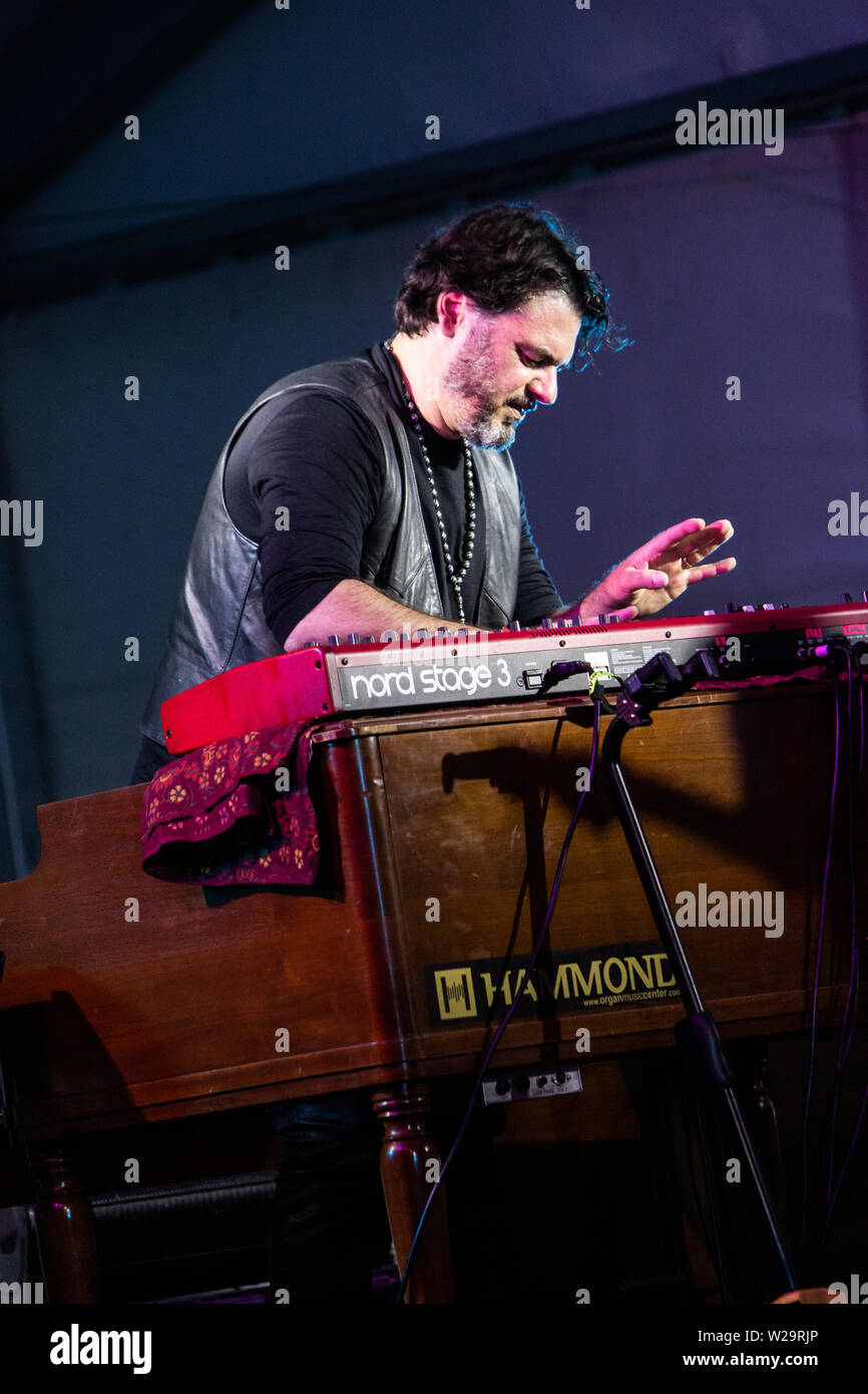 Ameno Italy. 06 July 2019. The Serbian blues guitarist and singer ANA ...