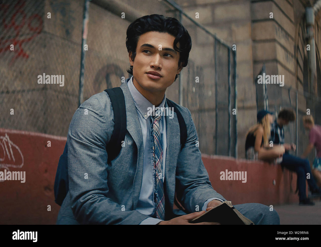 Charles melton the sun is also a star hi-res stock photography and ...