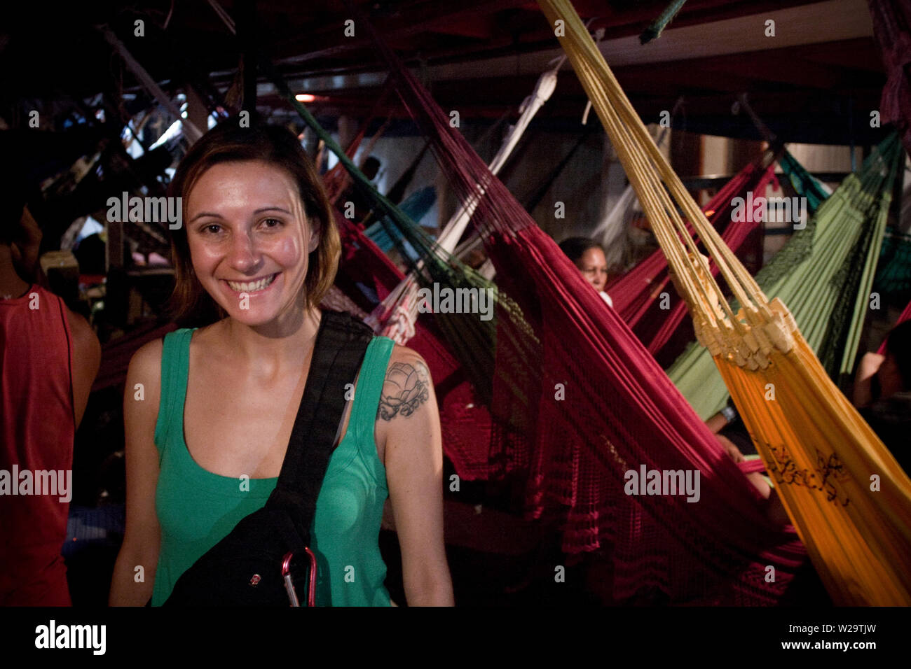 People, Nets, Boat Field III, Amazônia, Manaus, Amazonas, Brazil Stock ...