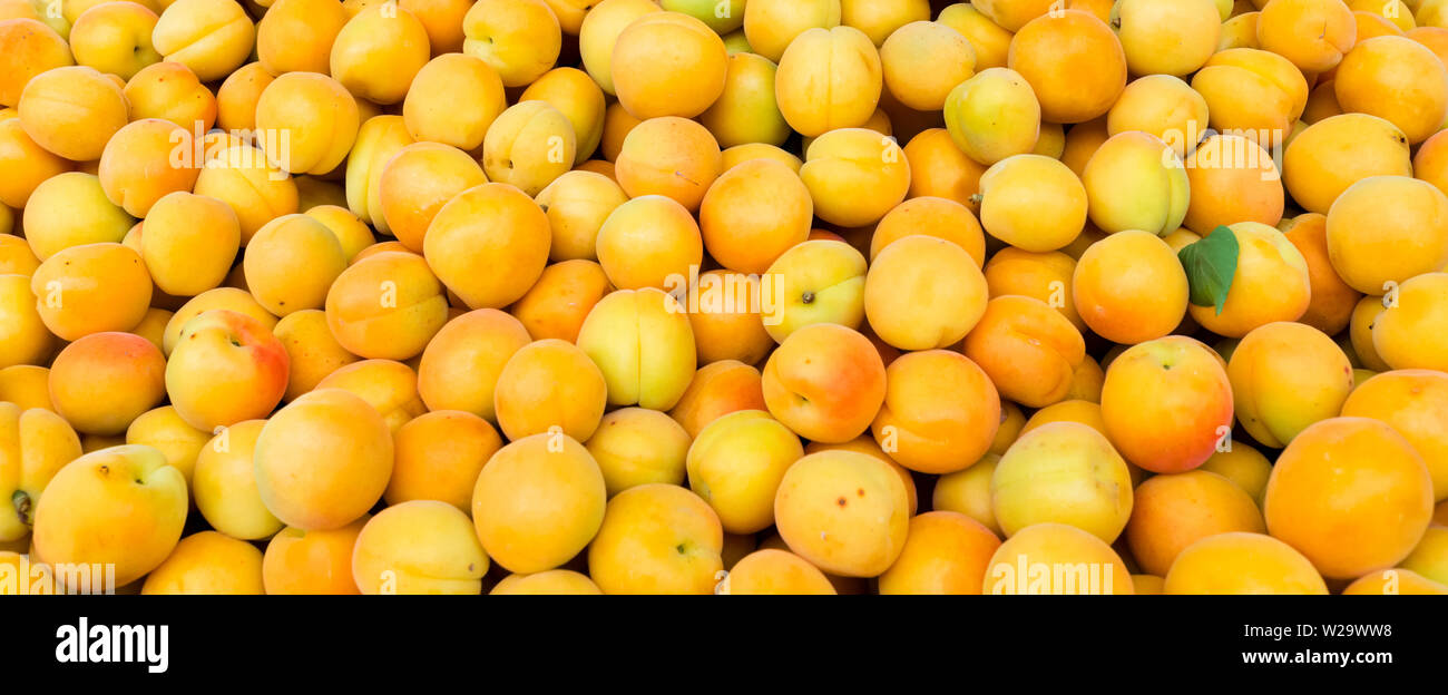 Fresh apricots, background Stock Photo - Alamy
