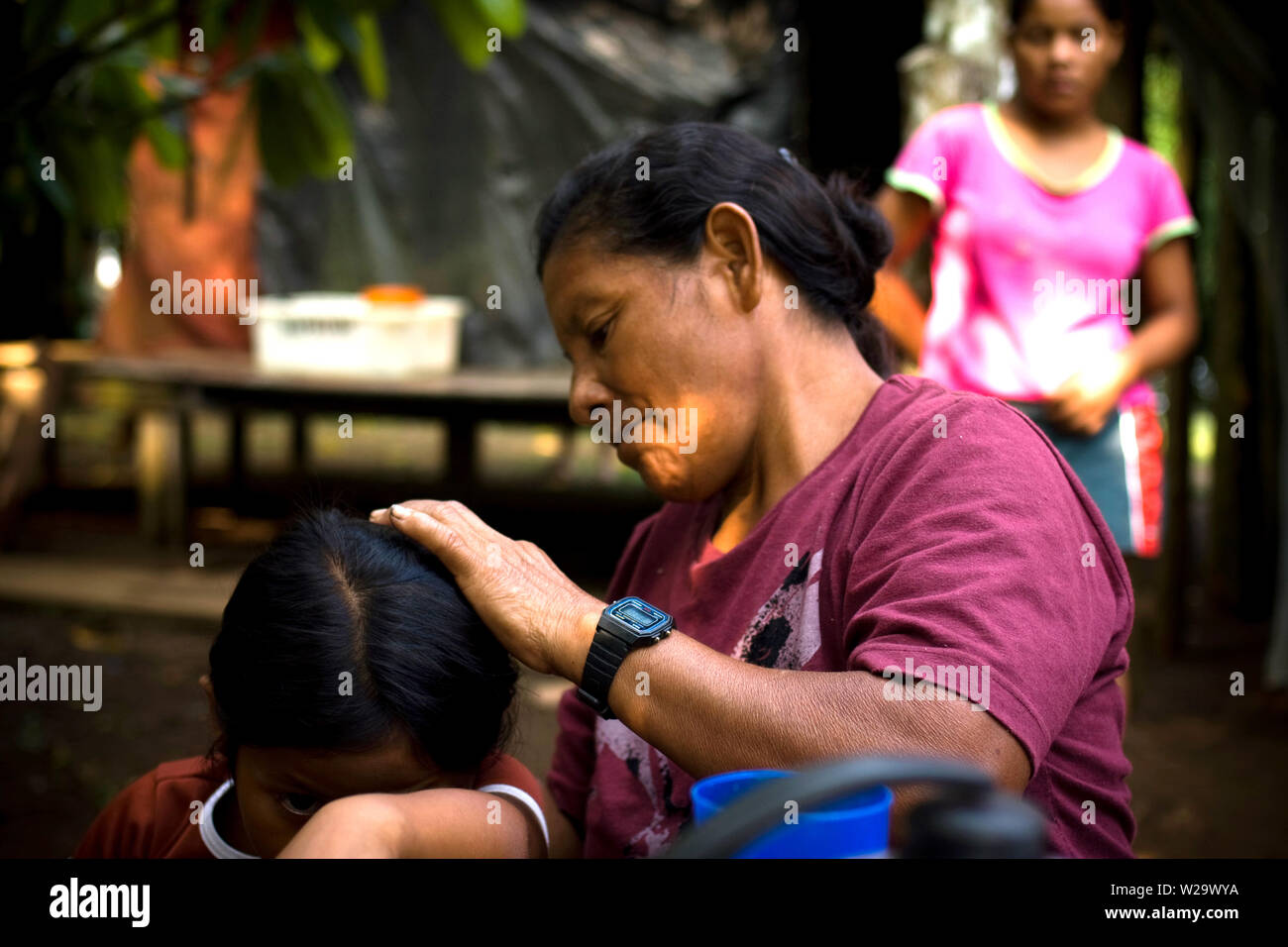Woman, Terra Preta Community, Cuieiras River, Amazônia, Manaus ...