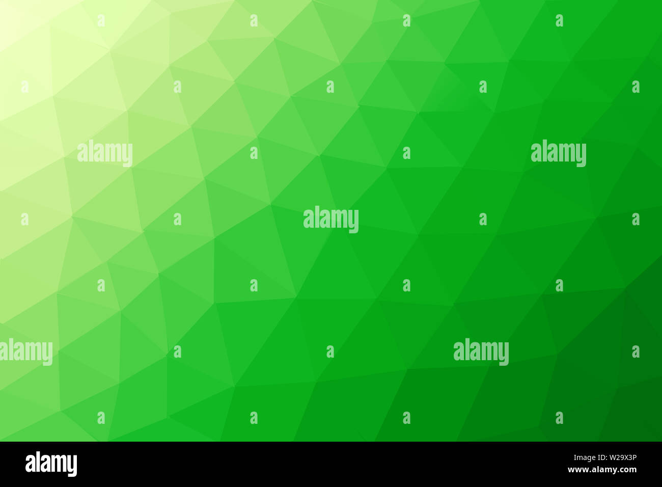 Abstract background. Green gradient formed by triangles Stock Photo - Alamy