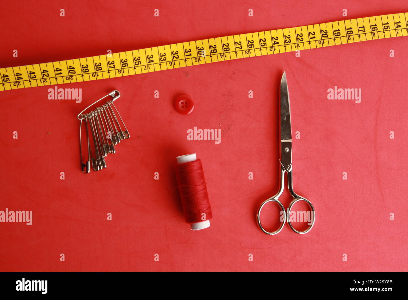 Sewing items for sewing Stock Photo - Alamy