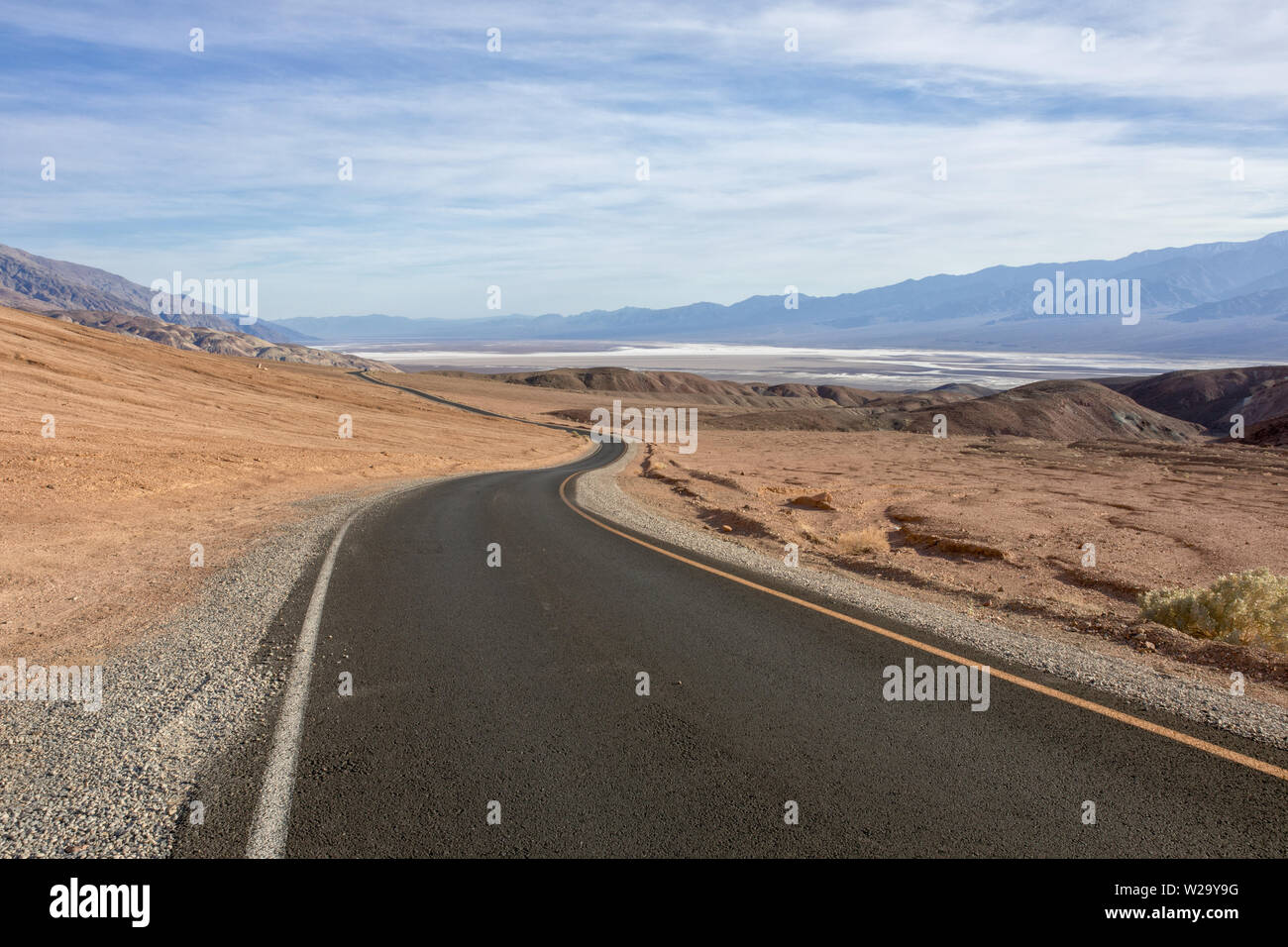 Artist's Drive in the death valley national park USA Stock Photo - Alamy