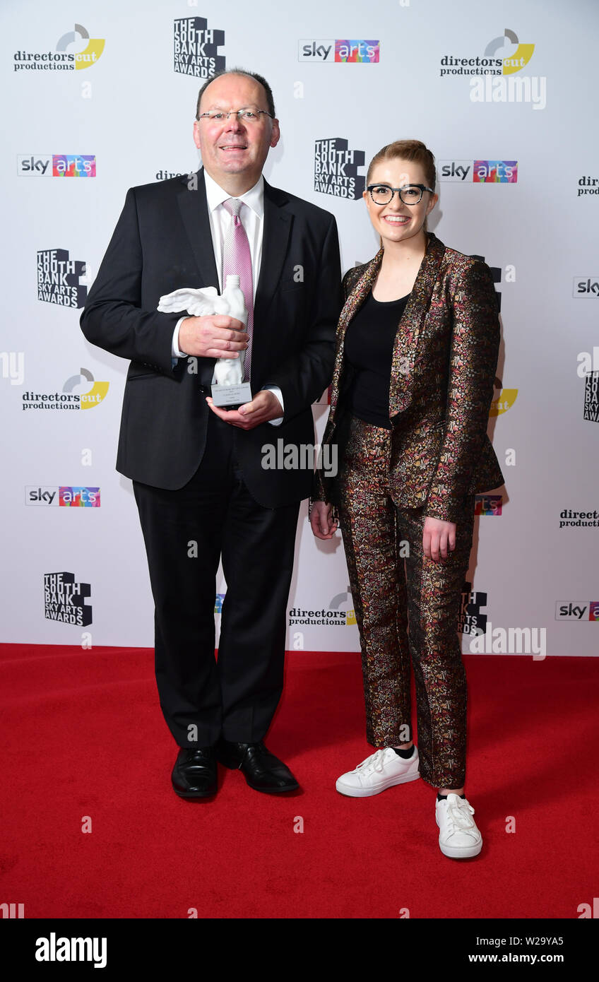 Stephen Maddock with the Classical Music Award, presented by Jess ...