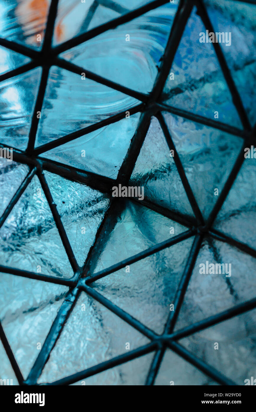 Geometric glass art Stock Photo - Alamy