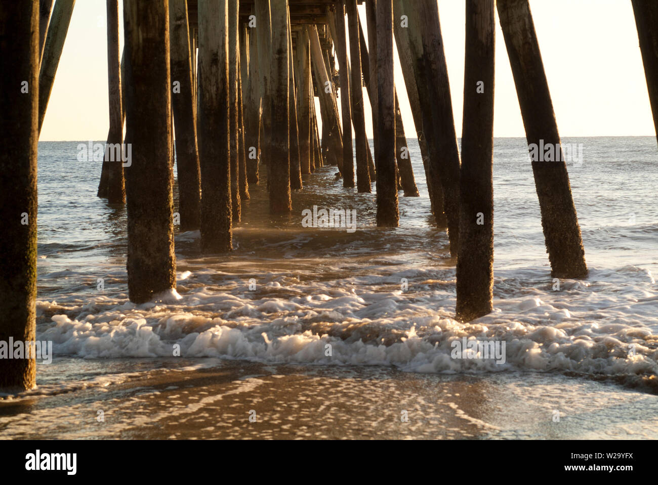 Atlantic ocean water jetty hi-res stock photography and images - Alamy