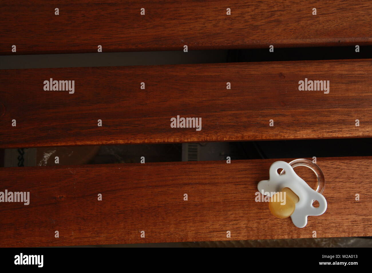 white pacifier for newborn babies Stock Photo - Alamy