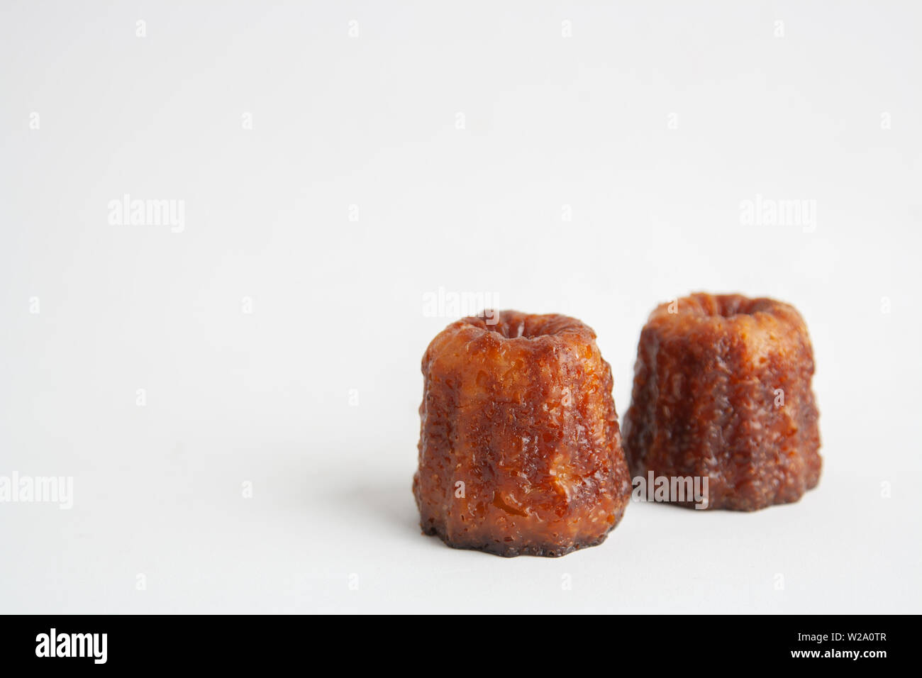French pastry Caneles de bordeaux rum and vanilla flavor thick ...
