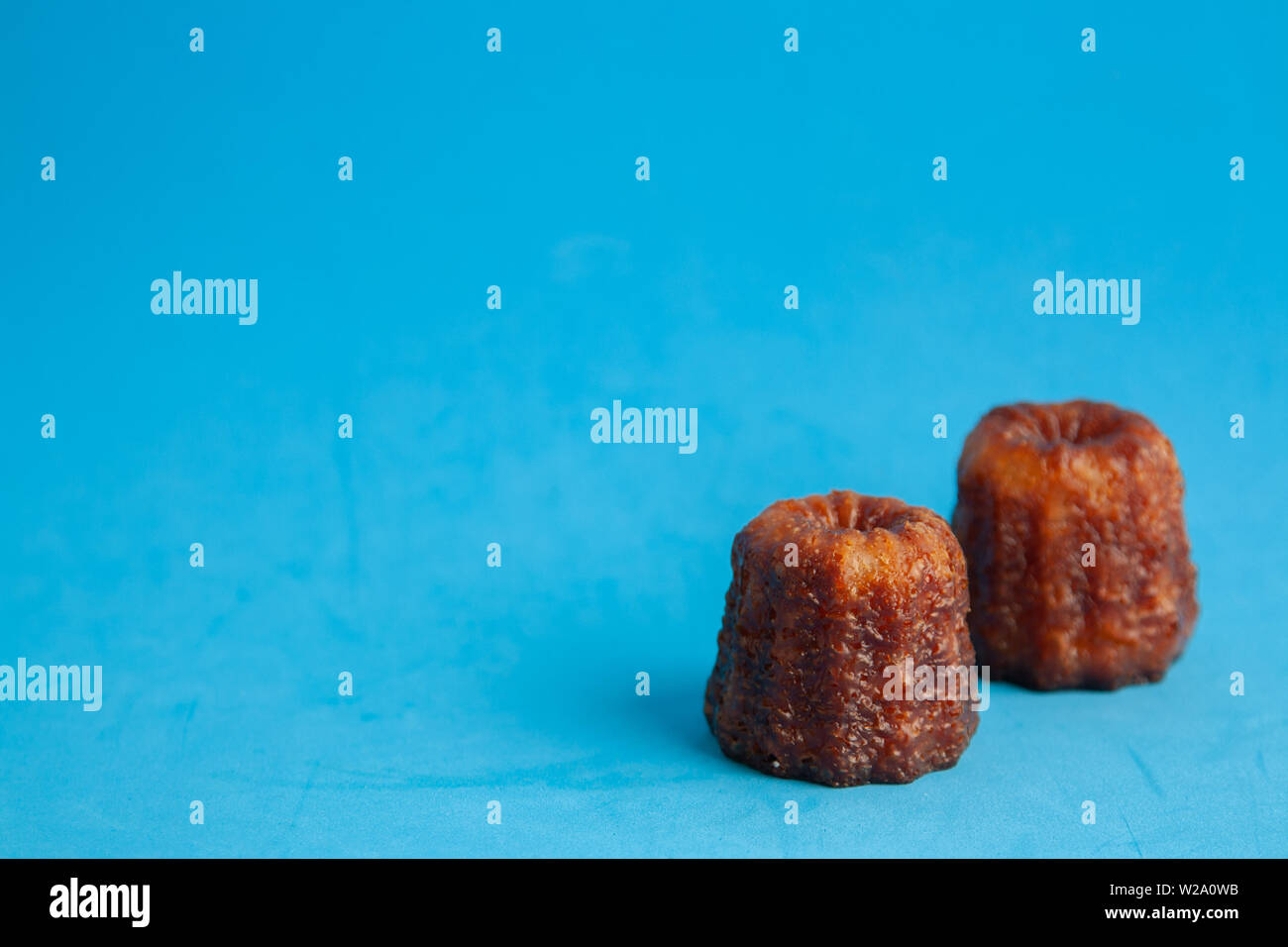 French pastry Caneles de bordeaux rum and vanilla flavor thick ...