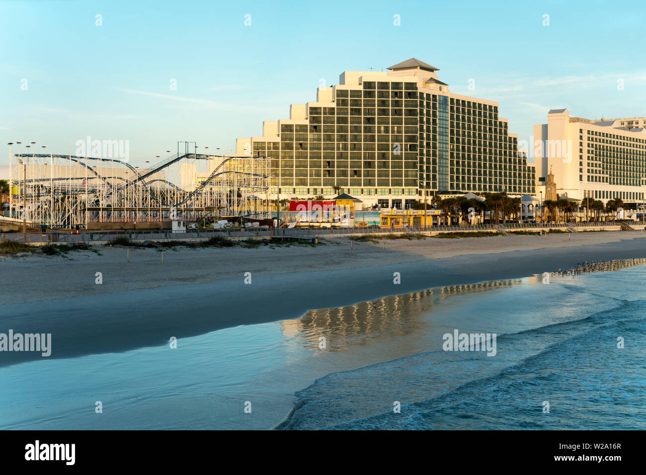 ADAMS RESORT OCEAN AVENUE WATERFRONT DAYTONA BEACH FLORIDA USA Stock ...
