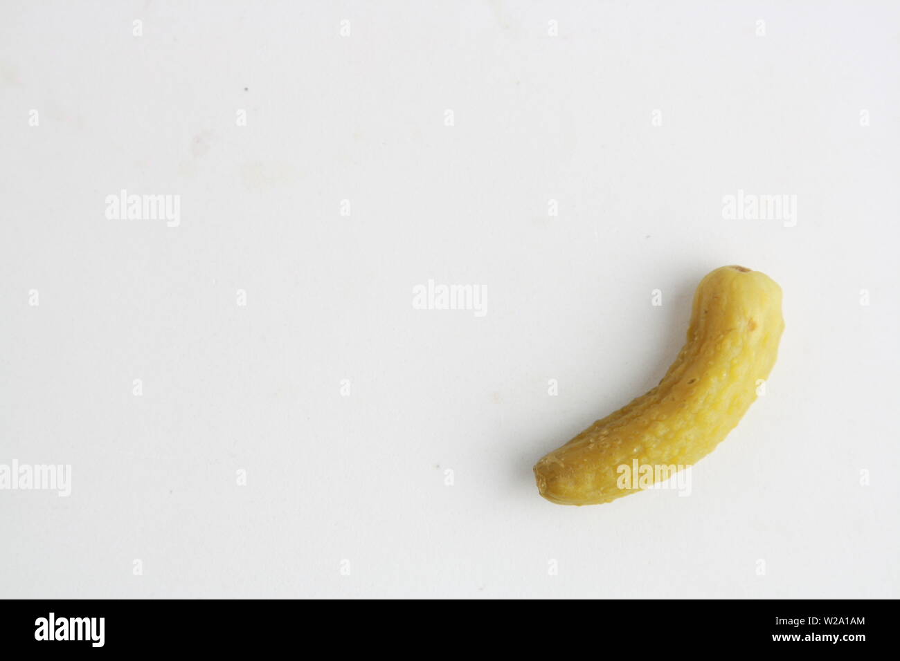 delicious gherkin on white background Stock Photo - Alamy