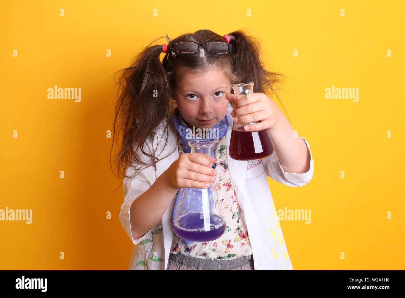MR - Science Geek Young Girl / Female - Age 7 - child looking at camera ...