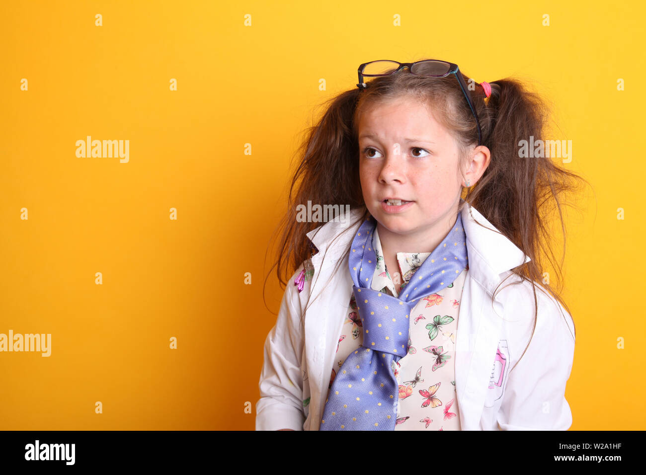 MR - Science Geek Young Girl / Female - Age 7 - child looking in ...