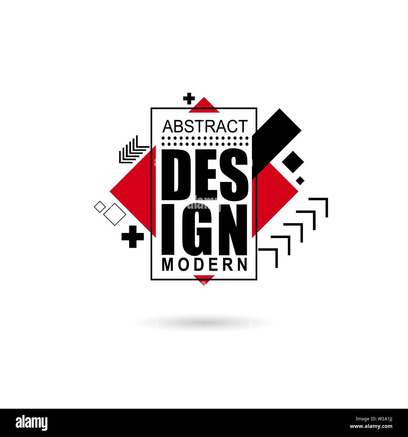 vector illustration creative modern frames. stylish graphics with ...