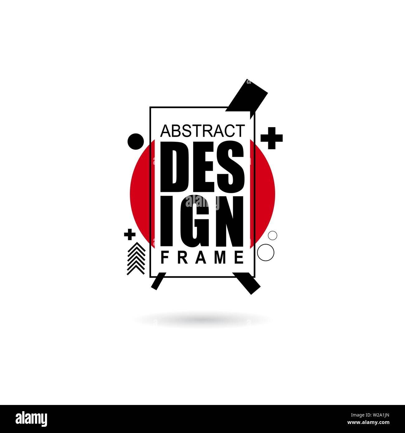 vector illustration creative modern frames. stylish graphics with ...