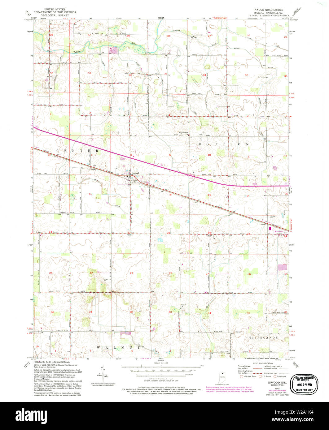 Map of inwood hi-res stock photography and images - Alamy