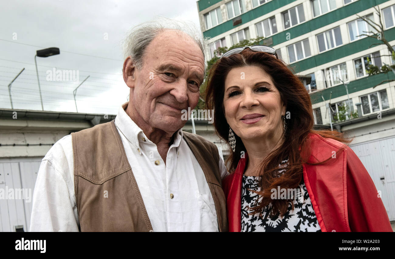 Berlin, Germany. 07th July, 2019. The actors Michael Mendl and Claudia ...