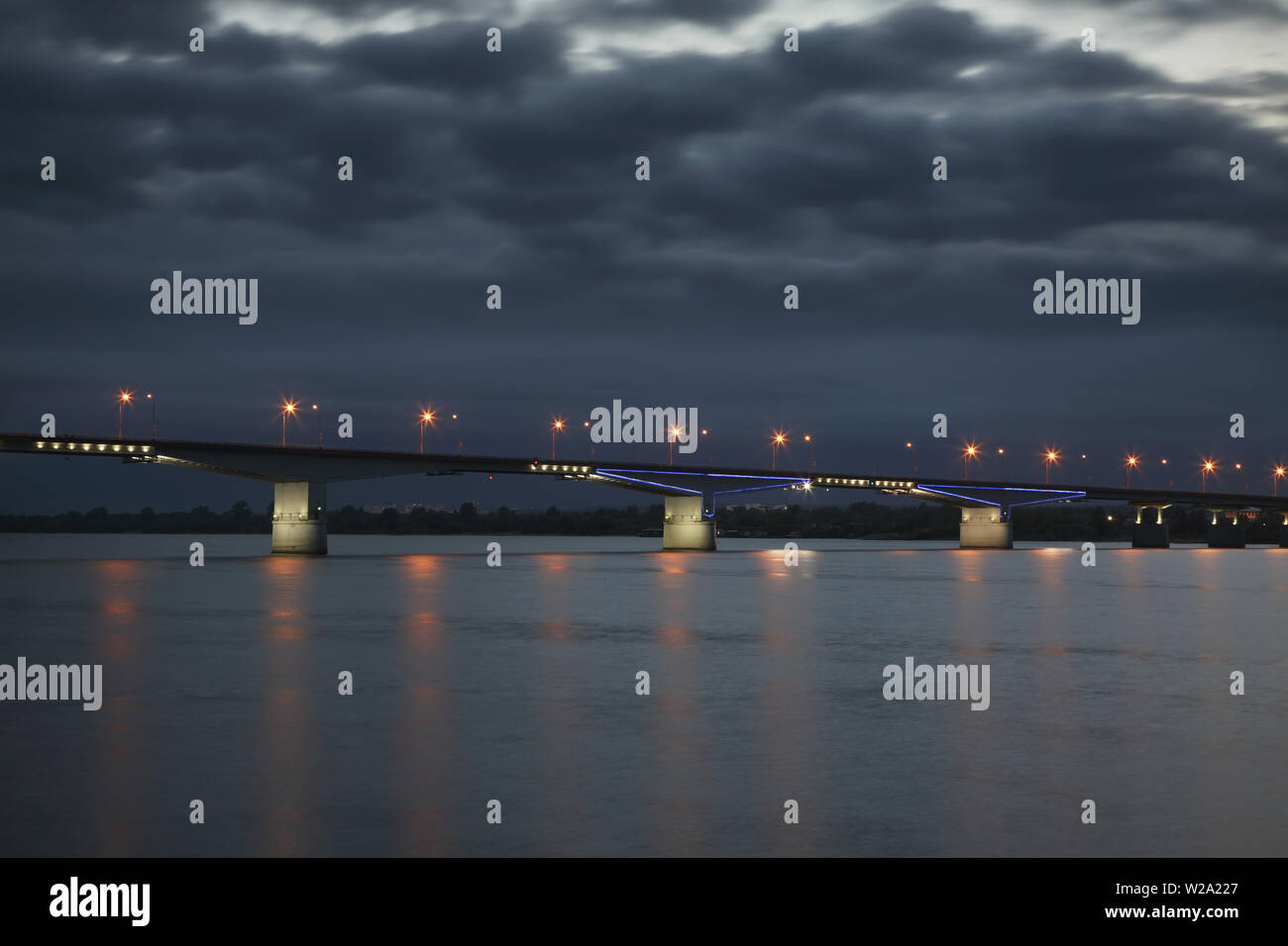 Bridge over kama river hi-res stock photography and images - Alamy