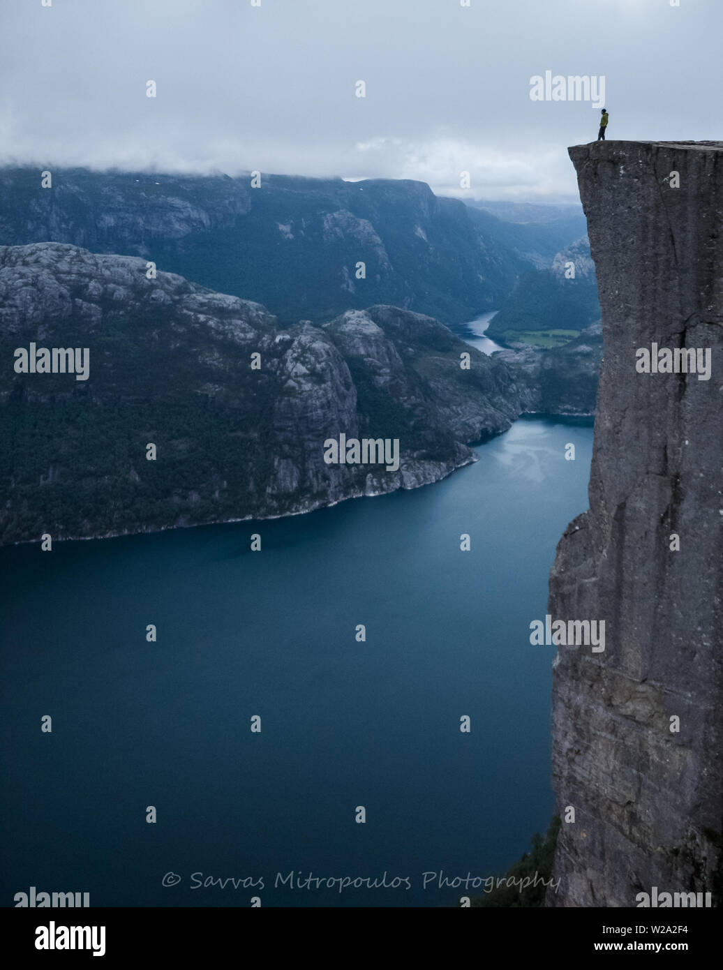 Pulpit Rock /Preikestolen Stock Photo - Alamy